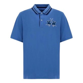 La Martina Polo Pique - - Tops - Herren - Blau - M