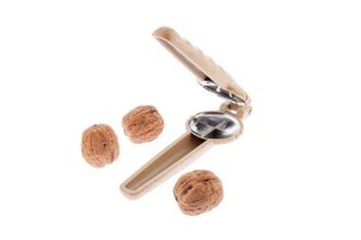 Koala Spain 20000202 Nussknacker, Stahl Kunststoff, Holz-Effekt