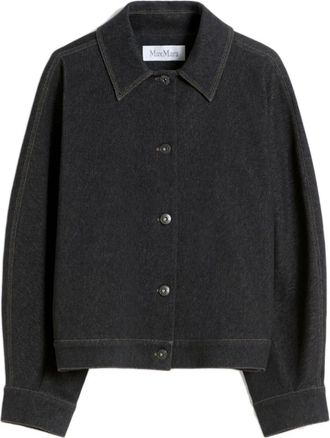 Max Mara Femme, Vestes, Bleu, Taille: 36 FR Nettare Jacket