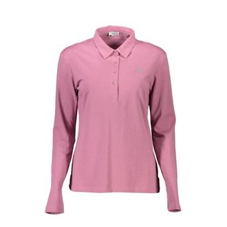 U.S.Polo Association U.s. Polo Assn., Femme, Tops, Rose, Taille: 44 FR Élégant Polo Rose à Manches Longues