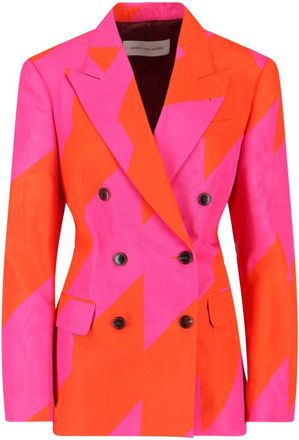 Dries Van Noten Double-Breasted Blazer