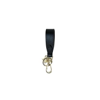 Emporio Armani Femme, Accessoires, Noir, Taille: ONE Size Leather Keyring