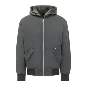 Moose Knuckles Brixton Bomber - Homme - Vestes - Gris - Taille: M