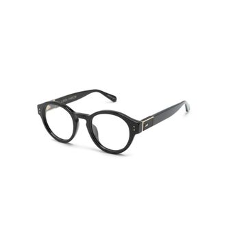 Linda Farrow unisex, Accessoires, Noir, Taille: 47 MM Monture optique noire, polyvalente et élégante