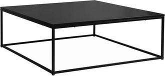 Sweeek Sweeek - Table basse. Industrielle. structure métal noir. l 100 x l 100 x h 36cm