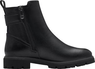Marco Tozzi Damen Chelsea Boots Vegan mit Rei&szlig;verschluss, Schwarz (Black), 38 EU