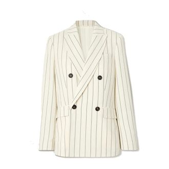 Brunello Cucinelli Wollblazer - - Jackets - Damen - Beige - L