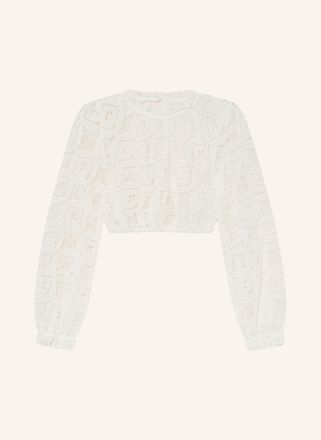 Spieth & Wensky Dirndlbluse Hilary Aus Spitze weiss