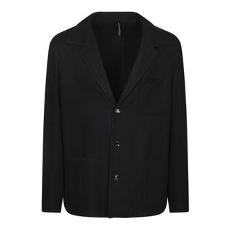 Dell'Oglio Cashmere Overshirt - - Jackets - Herren - Schwarzk - L
