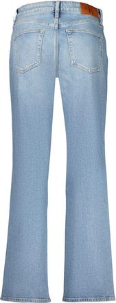 Calvin Klein High-Rise Straight-Leg Denim Jeans - Blue