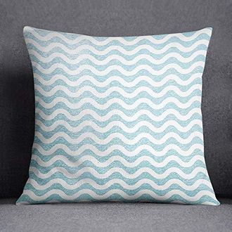 Bonamaison Le Jardin du Lin Kissenhüllen, Cotton, Mehrfarbig, 45x45