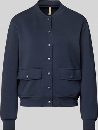 Soyaconcept Sweatjacke mit Druckknopfleiste Modell BANU