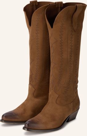 Golden Goose Cowboy Boots Wish Star braun