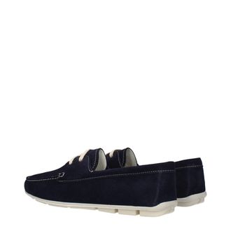 Prada Suede Loafer - Navy