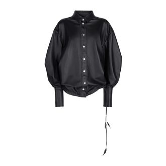 The Attico Damen, Jacken, Schwarzk, XSGr&ouml;&szlig;e