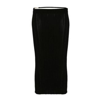 Jacquemus Femme, Jupes, Noir, Taille: 38 FR La Jupe Pralu Midi Skirt