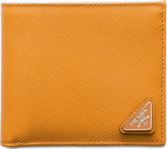 Prada Portemonnaie mit Logo - Orange