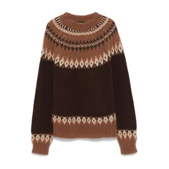 Dsquared2 Brauner Strickpullover Herren - - Knitwear - Herren - Braun - M