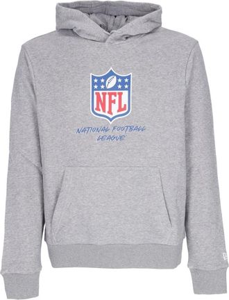New Era NFL Script Team Hoodie Heather Grey - - Sweatshirts & Hoodies - Herren - Grau - 3XL