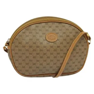 Gucci Pre-owned Cuir sacs-gucci - Femme - Pre-owned - Beige - Taille: ONE Size