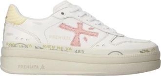 Premiata Femme, Chaussures, Blanc, Taille: 40 EU Baskets