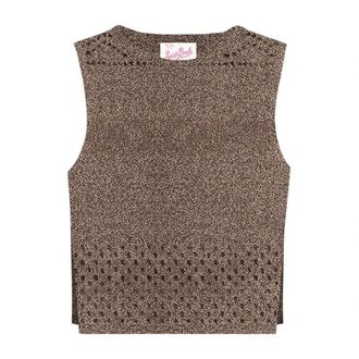 MC2 Saint Barth &Auml;rmelloses Top - - Tops - Damen - Mehrfarbig - S