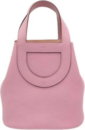 Herm&egrave;s Sac &agrave; main vintage doccasion - Femme - Pre-owned - Rose - Taille: ONE Size