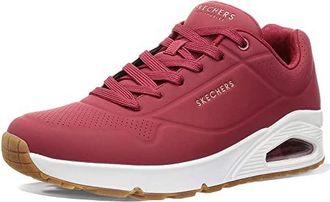 Skechers Femme Uno - Stand On Air Richelieu, Burgundy, 38 EU