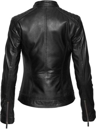 Bugatti Lederjacke (1-St) mit gesteppter Schulterpartie