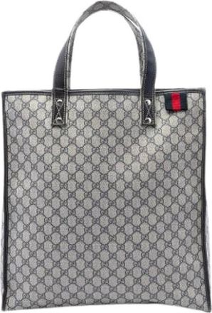 Gucci Pre-owned Vintage Canvas Tote - - Pre-owned - Damen - Beige - ONE SIZE