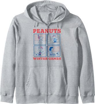 Peanuts Winterspiele Snoopy und Freunde Kapuzenjacke