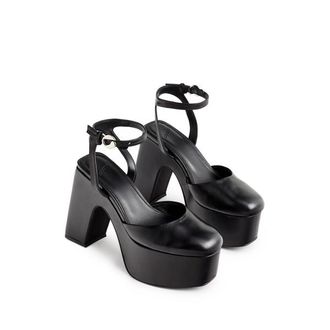 Coperni bridge pump-plateausandalen - schwarz