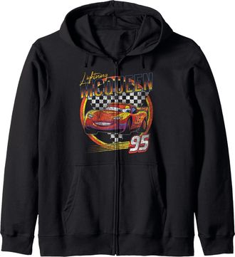 Disney Pixar Cars Lightning McQueen Vintage Race Kapuzenjacke