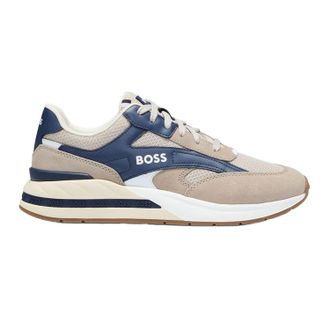 HUGO BOSS Herren Sneaker Kurt, Leder (Beige)