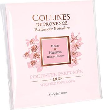 Collines de Provence Pochette Parfum&eacute;e 6g Rose & Hibiscus Collines de Provence