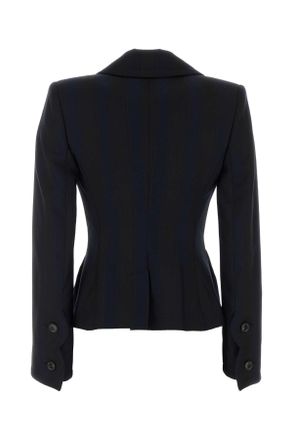 Vivienne Westwood Double-Breasted Wool Blazer - Black