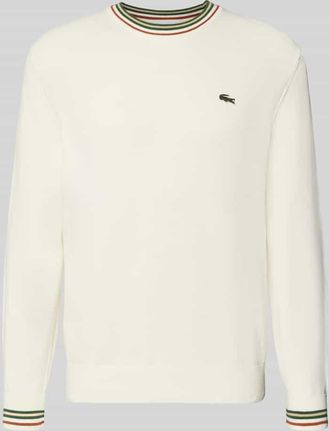 Lacoste Regular Fit Pullover aus reiner Wolle