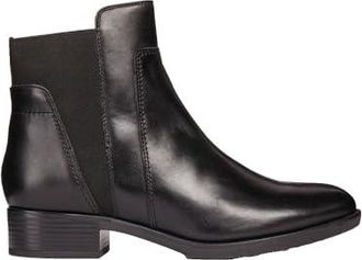 Geox Femme D Felicity F Bottines, Black, 39.5 EU