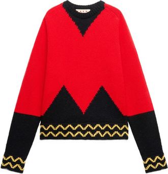 Marni Geometric-intarsia Sweater