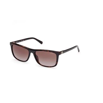 Guess Homme, Accessoires, Brun, Taille: 58 MM Lunettes de soleil rectangulaires