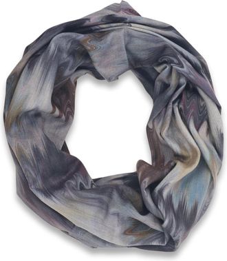 styleBREAKER Schal Loop Schal mit Aquarell Wellenmuster