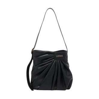 Loewe Femme, Sacs, Noir, Taille: ONE Size Sac cabas drap&eacute;