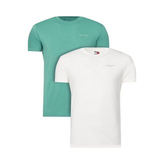 Tommy Jeans T-Shirt-Set DM0DM22316 Gr&uuml;n Slim Fit