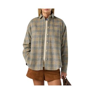 MC2 Saint Barth Lully Flannel - Femme - Blouses et Chemises - Gris - Taille: 42 FR