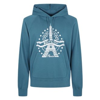 Kenzo SweaT-shirts &agrave; capuche - Homme - Sweatshirts et sweats &agrave; capuche - Bleu - Taille: L