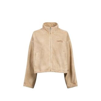 Amiri Veste ample denim en coton m&eacute;lang&eacute;