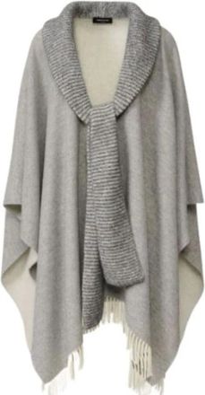 Fabiana Filippi &Eacute;charpes Fabiana Filippi - Femme - Vestes - Gris - Taille: ONE Size