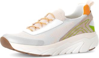 Gabor Damen Low-Top Sneaker, Frauen Halbschuhe,schnürschuhe,schnürer,straßenschuhe,Strassenschuhe,Sportschuhe,Silk/White Kombi,42.5 EU / 8.5 UK