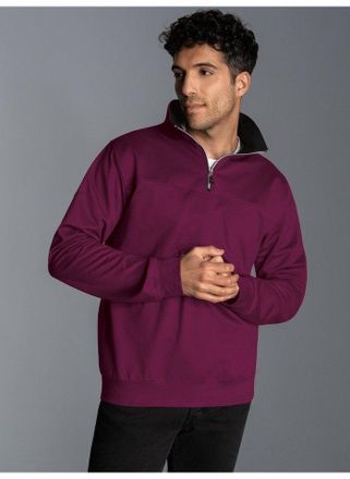 Trigema Sweatshirt TRIGEMA Sweatshirt mit Rei&szlig;verschluss