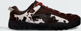 Oysho baskets imprim&eacute; animal noir, blanc et marron-Gris